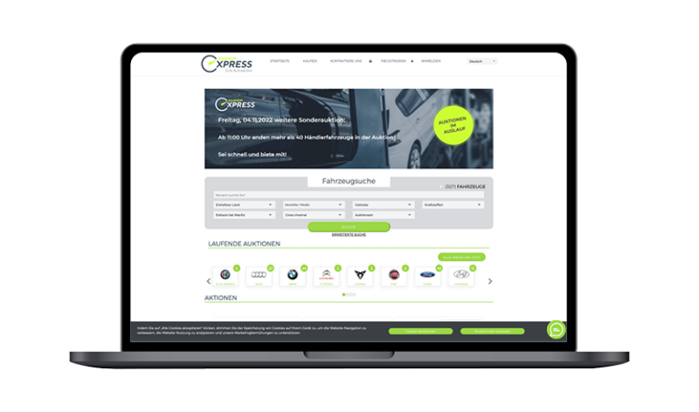 Manheim Express - digital auction platform for used car trade